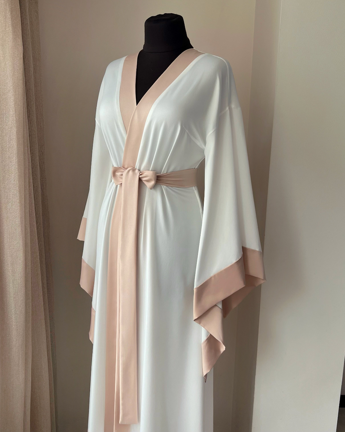Women's kimono robe with dropped sleeves | Handmade only ️ – BellaDonnaUa